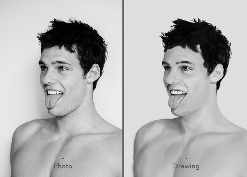 Photo vs. Drawing | Ji Choi